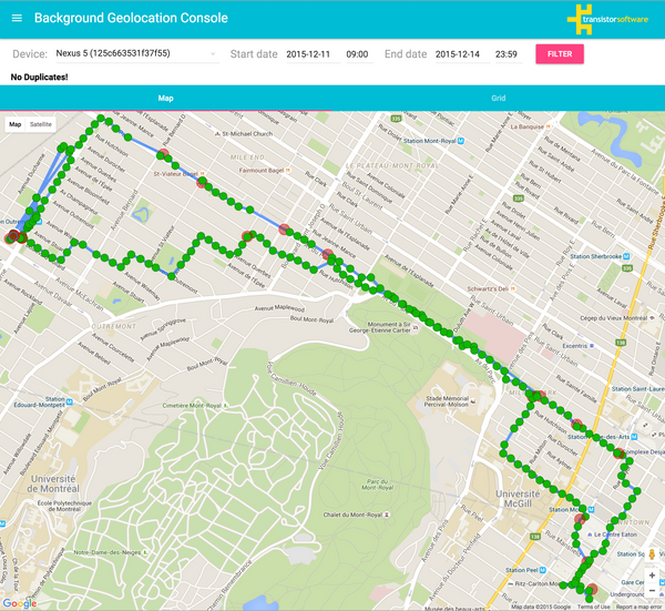 NativeScript Background Geolocation – Transistor Software